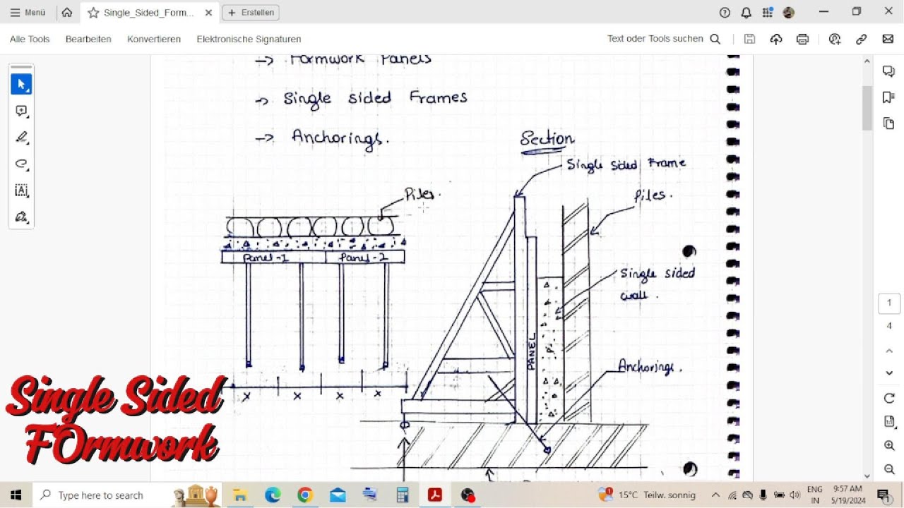 Single sided Formwork Basics - General Mistakes - YouTube