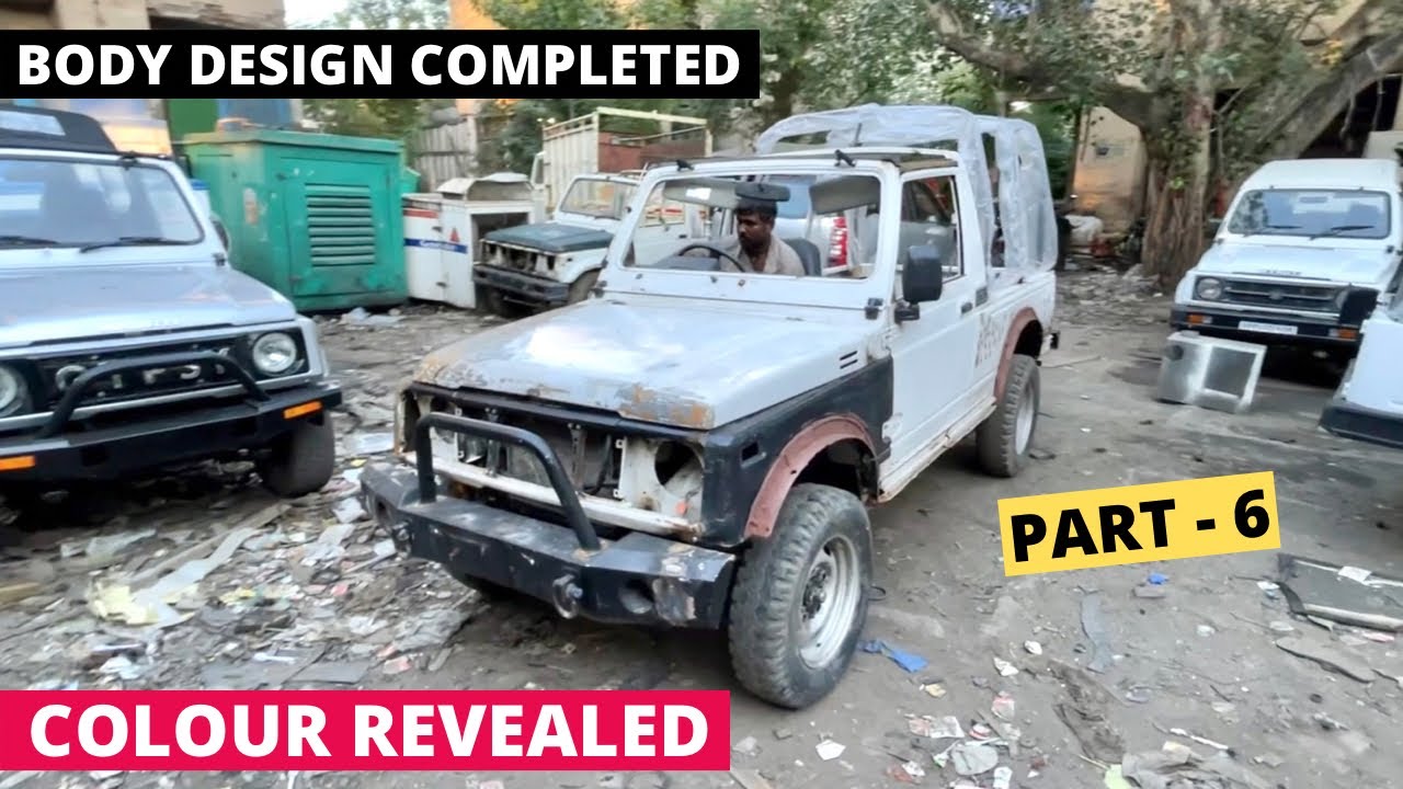 My gypsy body design is ready || gypsy colour revealed || Mayapuri car ...