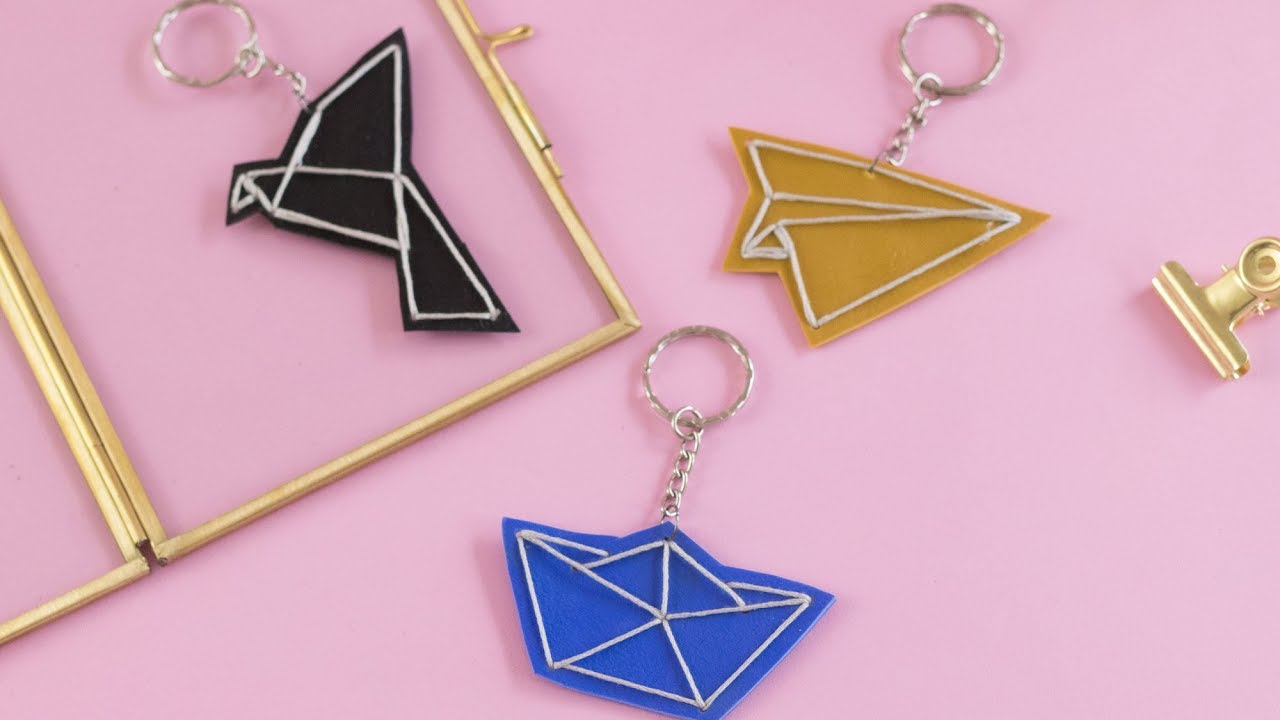 FIMO leather-effect Key rings DIY | STAEDTLER - YouTube