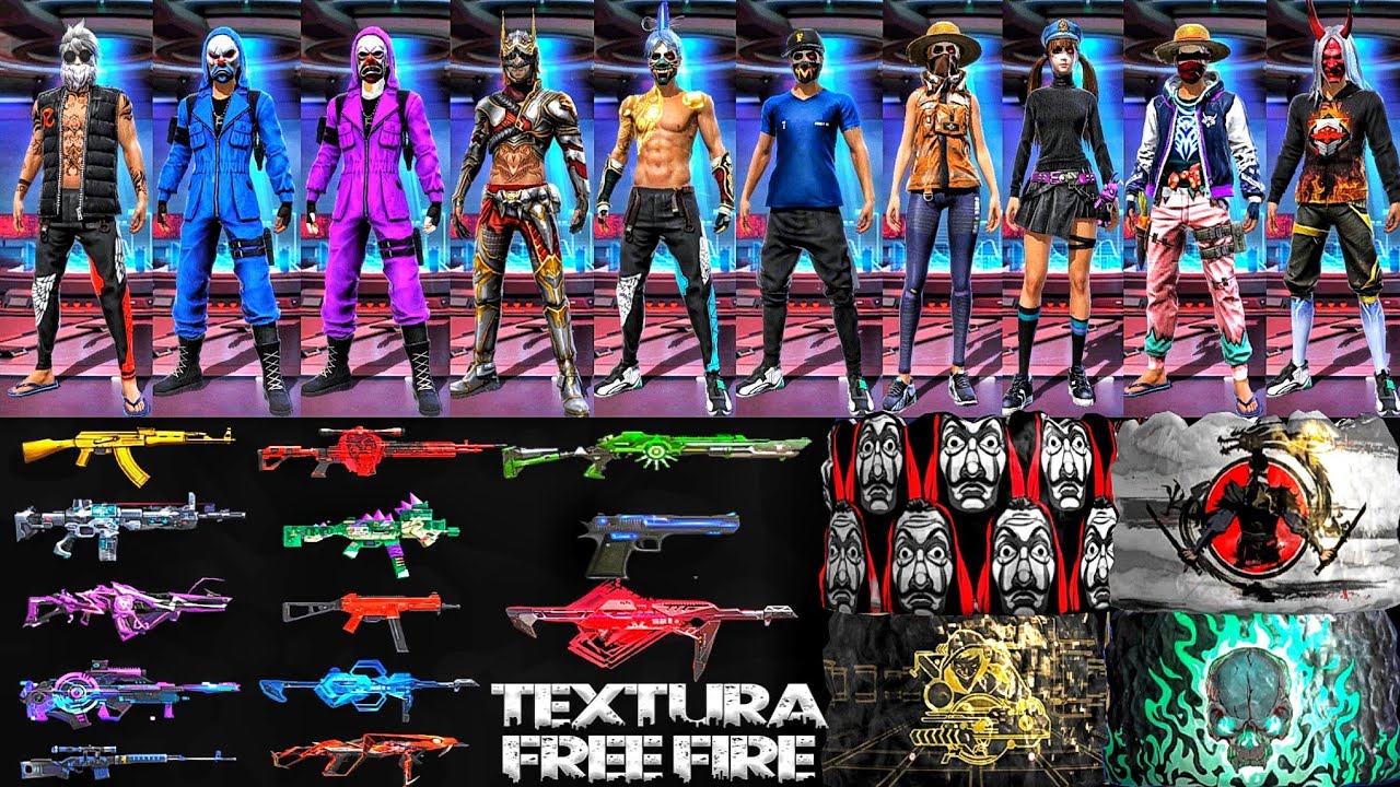 Mega Pack De Textura Instaplayer 4x4 V3 Textura 3d Pro Free Fire Skin