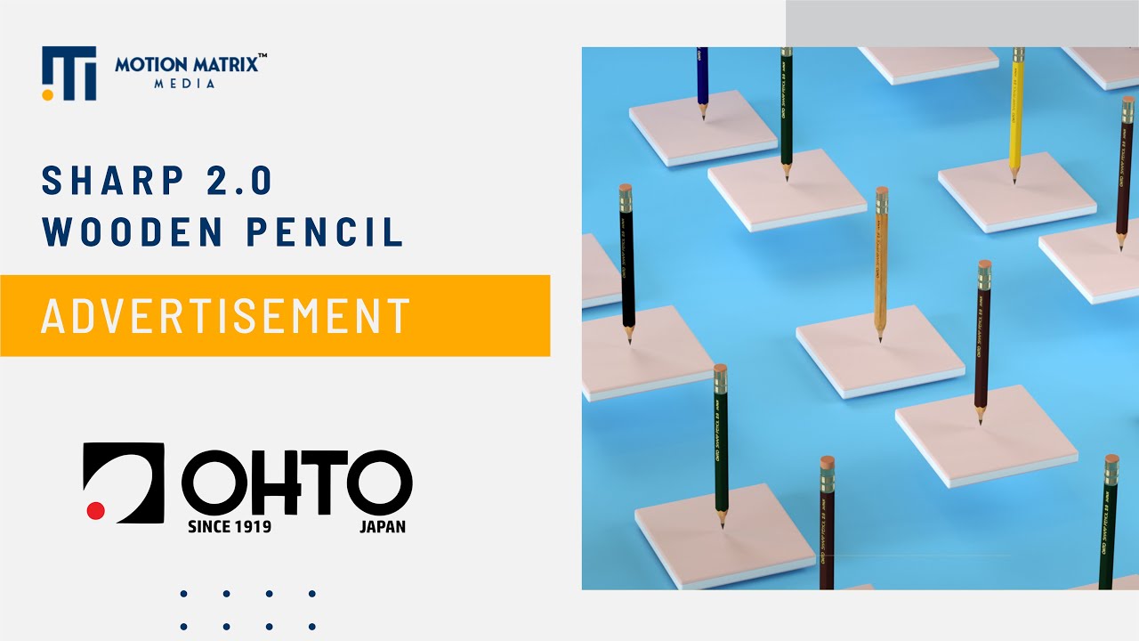 OHTO Sharp Pencil 2.0 | Made in Japan | Motion Matrix Media - YouTube