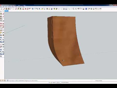 Drawing and Extruding Compound Curves with SketchUp (part 2) - YouTube