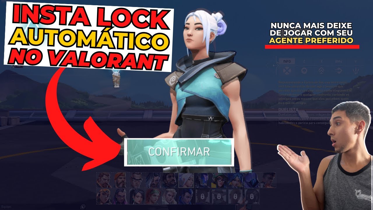 INSTA LOCK AUTOMATICO NO VALORANT l 100% FUNCIONAL(2023) - YouTube