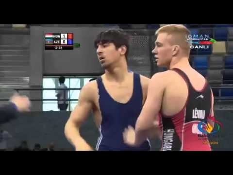 2015 Azerbaijan Wrestling Federation Cup GR 74 kg Lévai ZoltánHUN Tuncay VazirzadaAZE