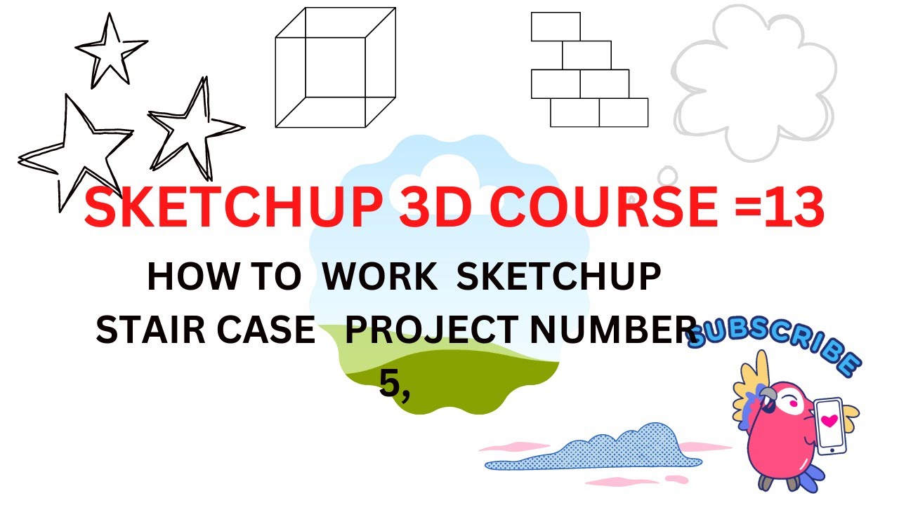 Sketchup 3D COURSE PART= 13 - YouTube