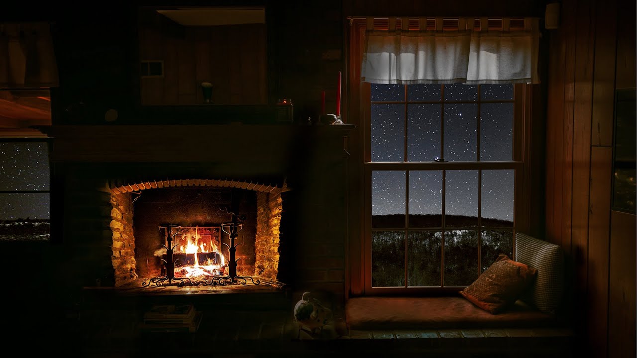 Gentle Crackling Fire Sound - Cozy Fireplace Ambience 1 Hour for Sleep ...