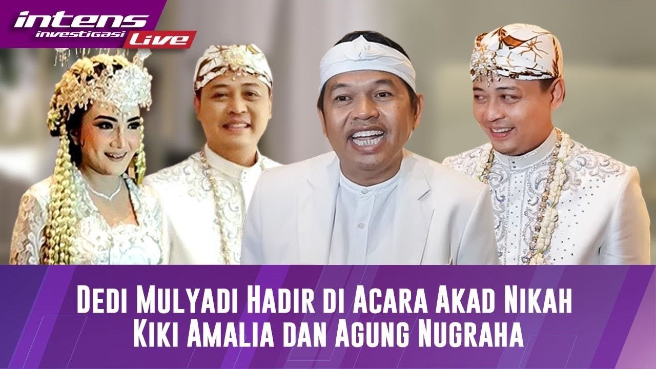 Live Akad Nikah Kiki Amalia Dihadiri Dedi Mulyadi - YouTube