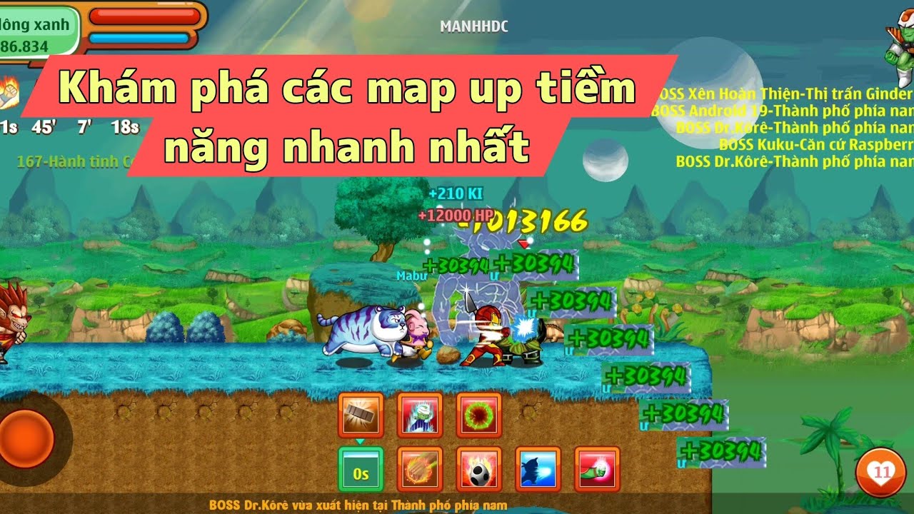 Ngọc Rồng Real | Khám phá các map up tiềm năng nhanh nhất ! - YouTube