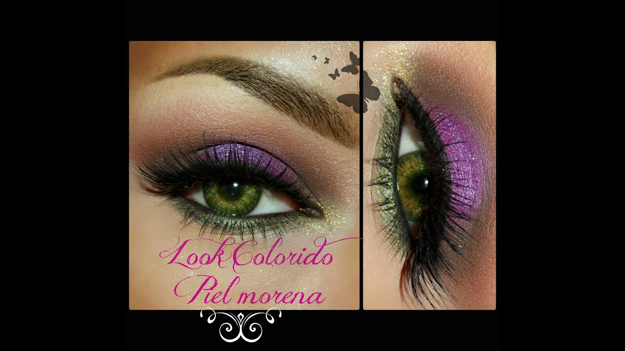 MAQUILLAJE COLORIDO / COLORFUL MAKEUP - YouTube