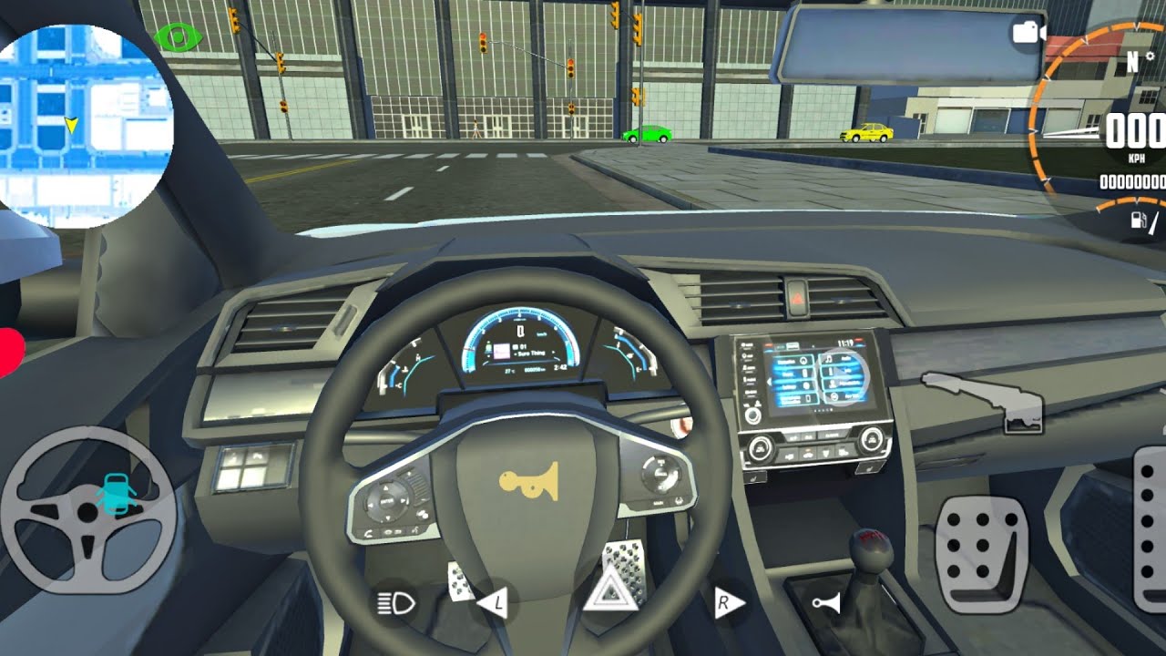 First Person View Driving | Honda Civic - Car Simulator Civic - YouTube