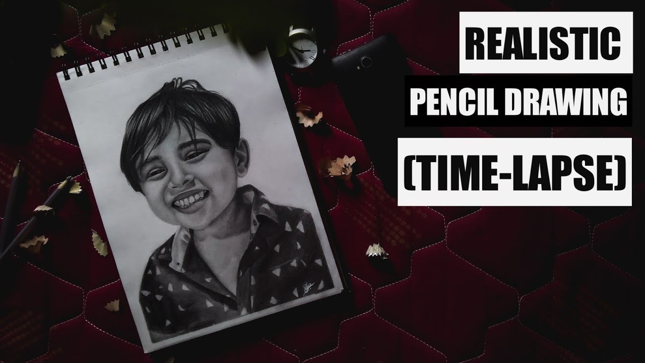Realistic pencil drawing | Timelapse | Shabin Sha - YouTube