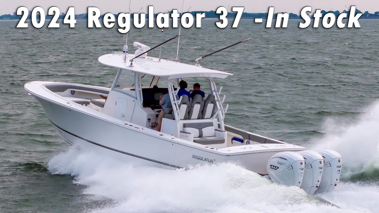 In Stock! 2024 Regulator 37 with Triple 450's! - YouTube