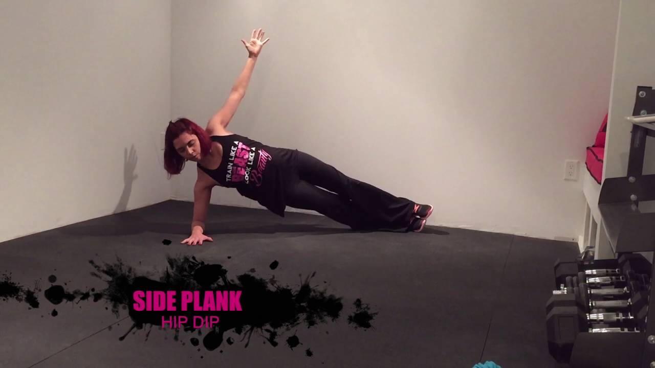Side Plank Hip Dip - YouTube