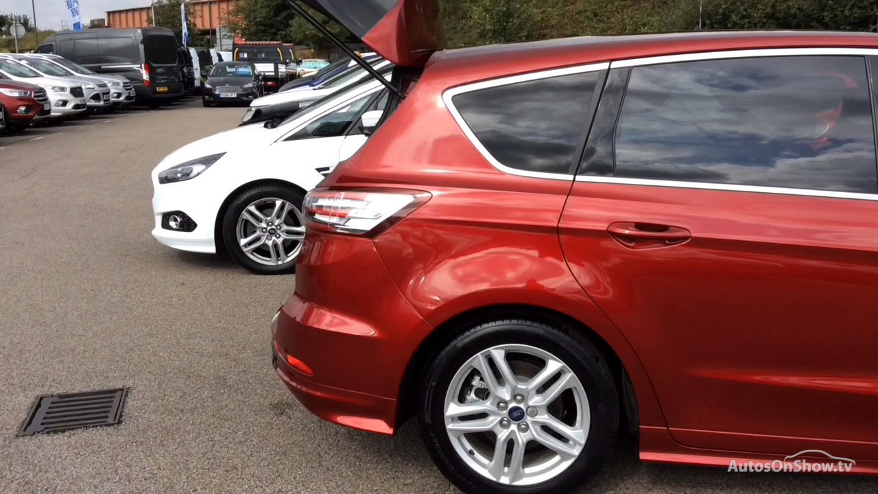 FORD S-MAX TITANIUM SPORT TDCI RED 2017 - YouTube