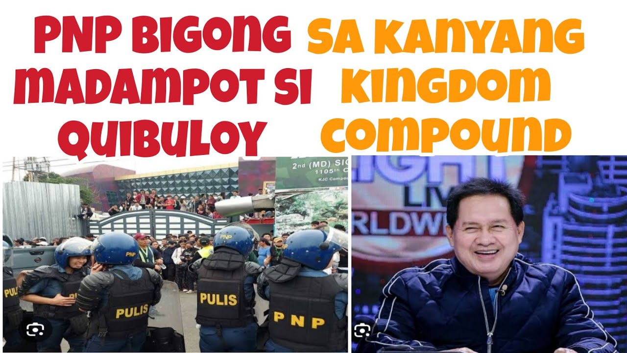 PNP BIGO NA MADAMPOT SI QUIBULOY SA KANYANG KINGDOM COMPOUND - YouTube