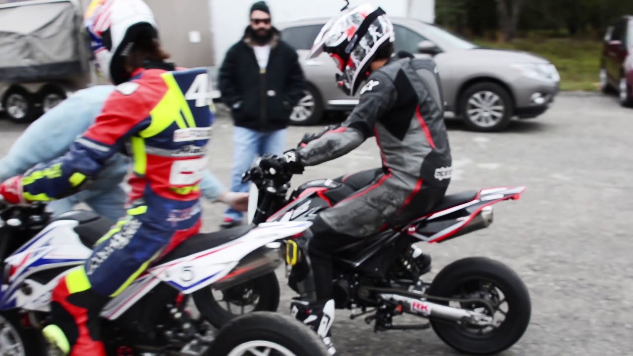 Motrac Motorcycles at Bushnell Motorsports Park. Versal Studio behind ...