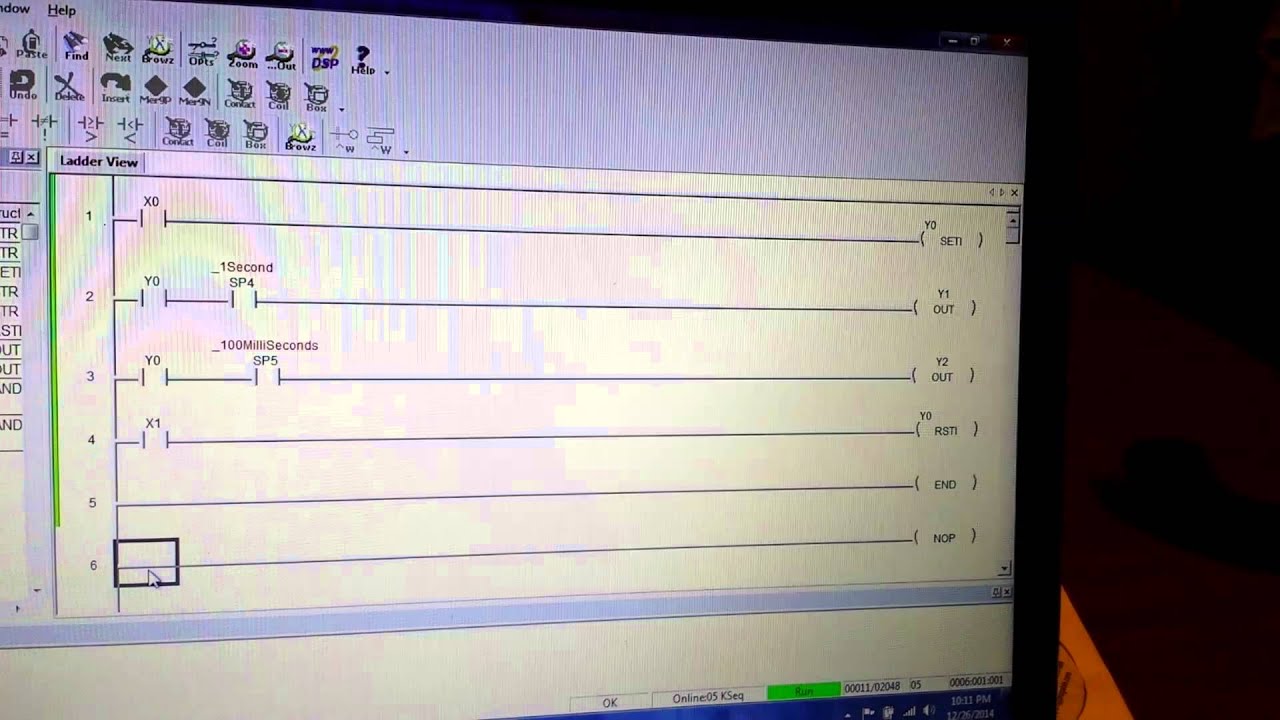 Playing with a DL05 PLC - YouTube