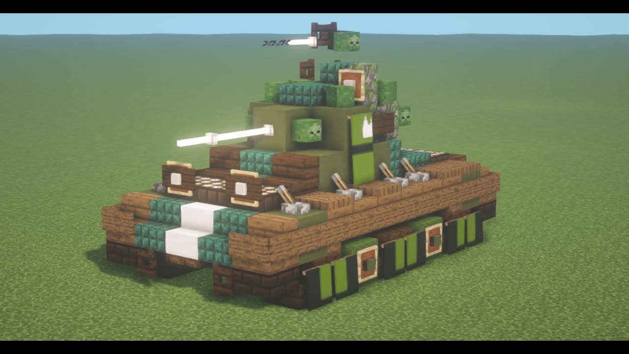 Minecraft: M24 "Chaffee" Tutorial | Light Tank - YouTube