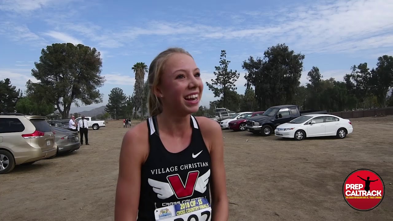 Mia Barnett of Village Christian, 2018 CIF-SS Division 5 XC champion ...