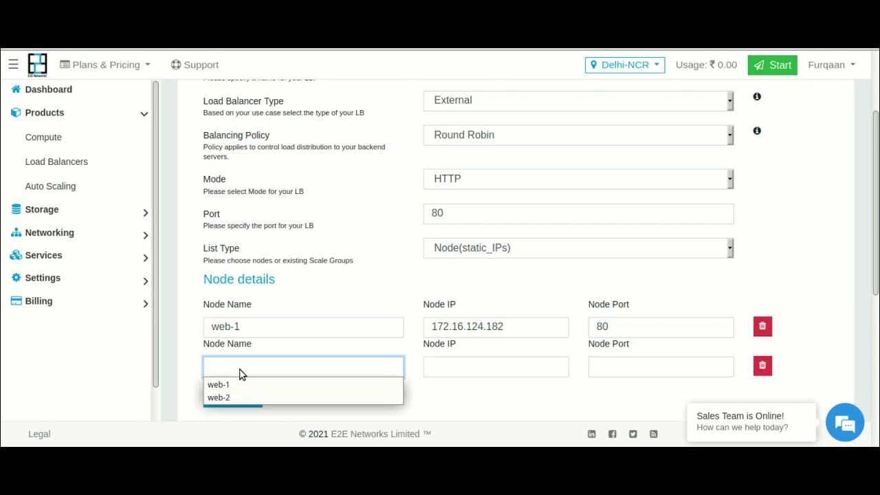 How to add your Application server behind E2E Load Balancer - YouTube