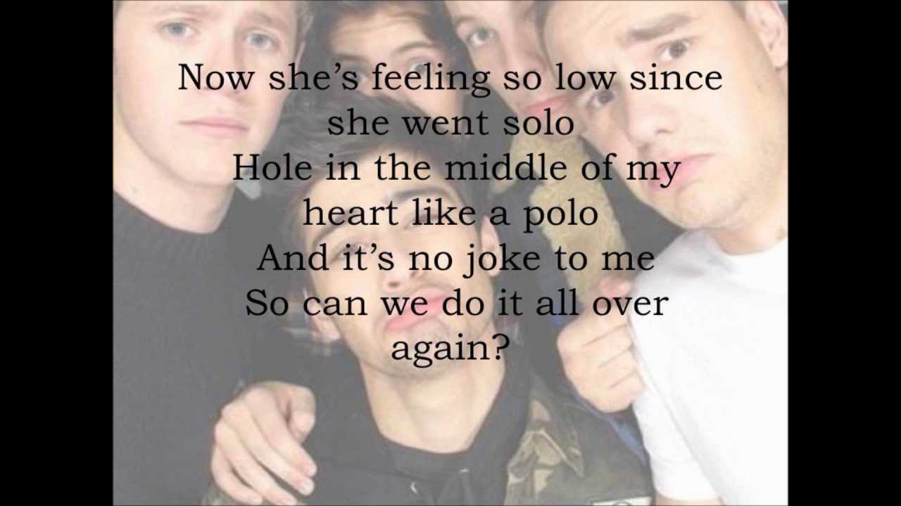 One Direction Over Again Lyrics - YouTube