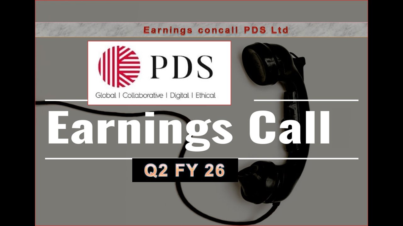 PDS Limited Concall for Q2 FY26 l pdsconcall l pds - YouTube
