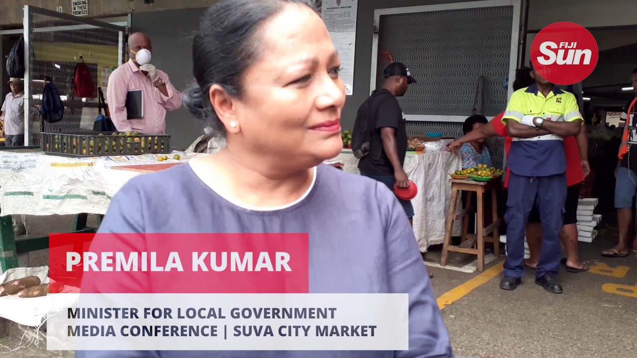 Premila Kumar - Minister of Local Government Suva Market Tour - YouTube