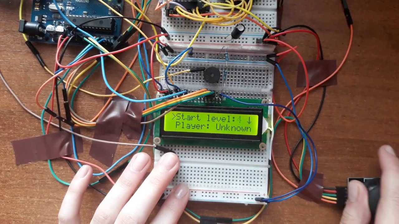 Space Invaders Led Matrix Game - YouTube