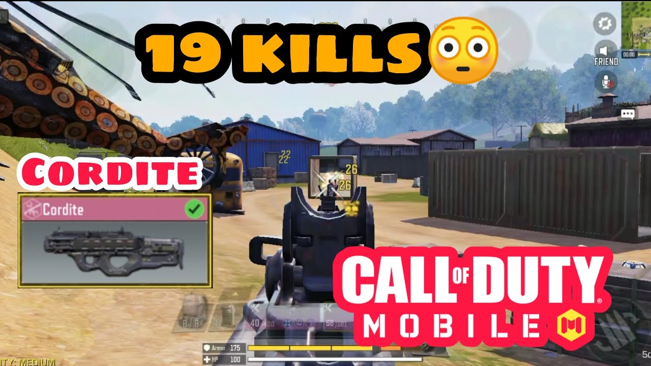 CORDITE CUSTOM GUN IN COD MOBILE | GUN CHALLENGES IN BATTLE ROYAL ...
