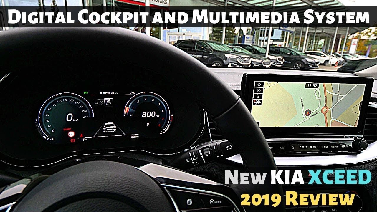 New Kia XCeed Digital Cockpit and Multimedia System - YouTube