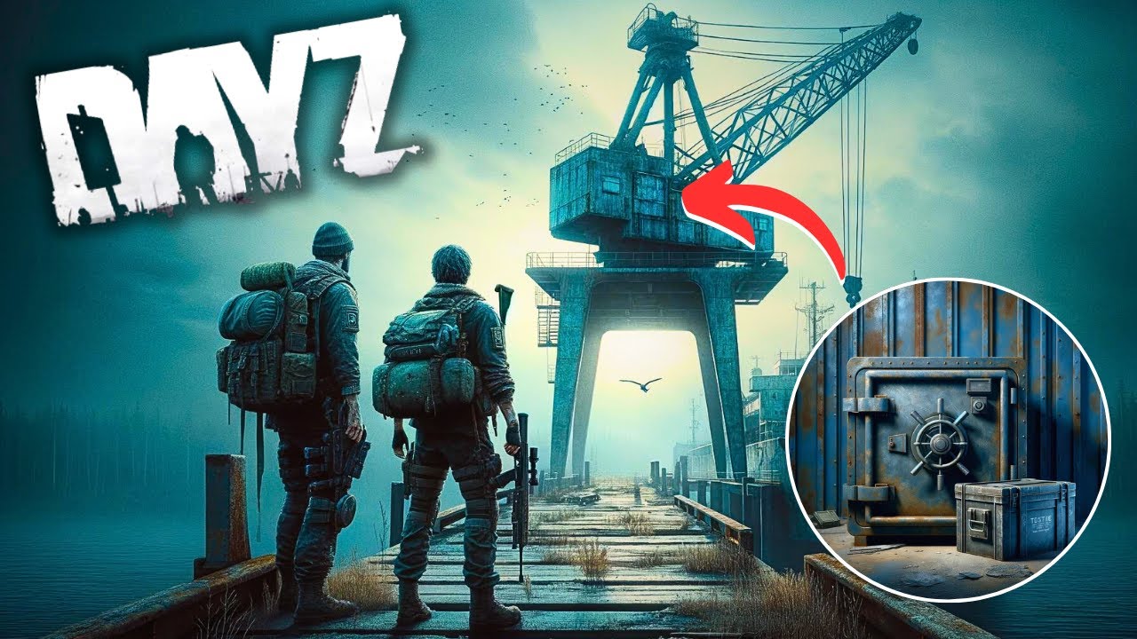 Building a Hidden Base in a Crane in DayZ - YouTube