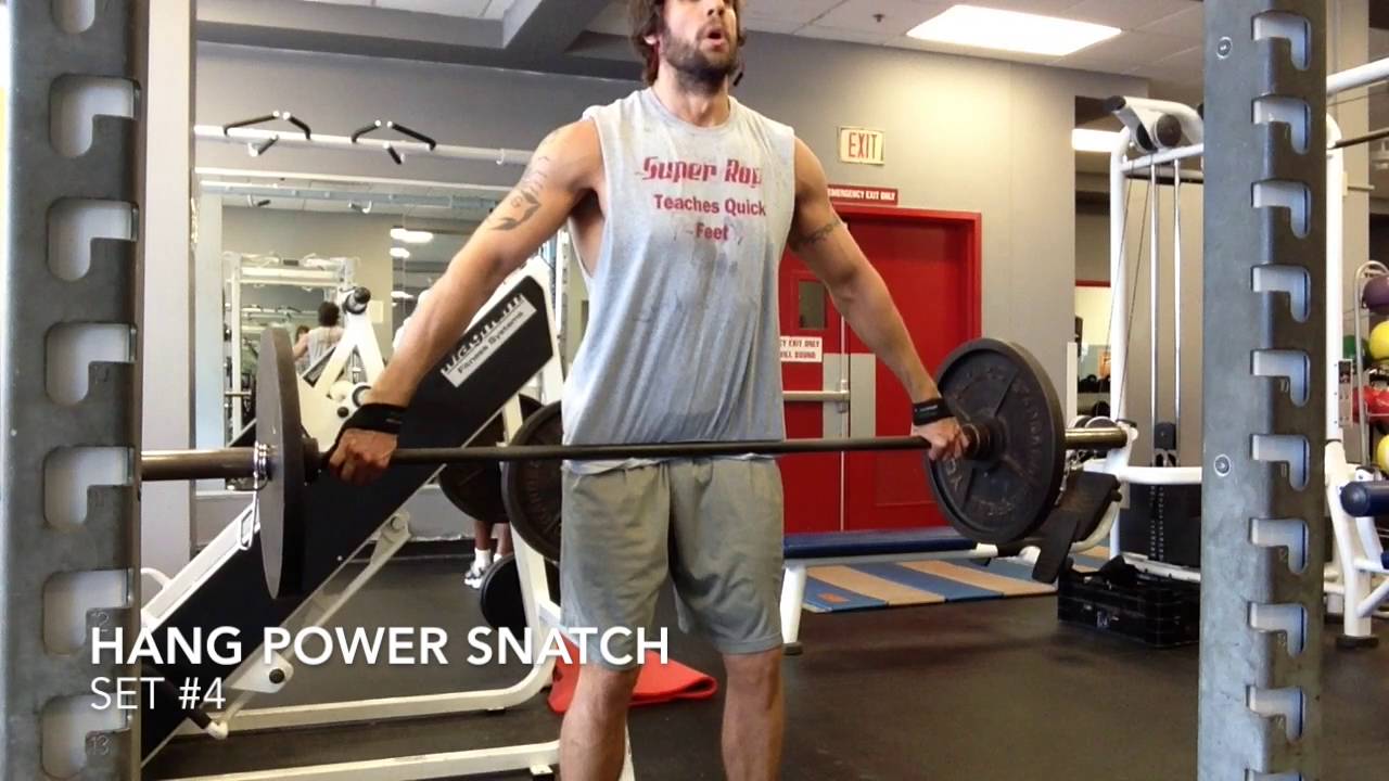 Strength Coach Demos - Hang Power Snatch - YouTube