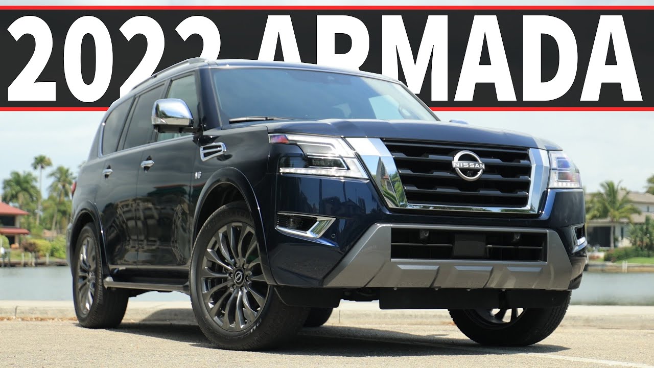The "Old School" 2022 Nissan Armada is a Luxurious Family Tank with BIG Power - YouTube