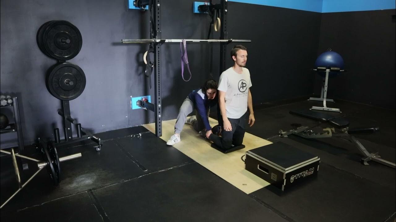 Modified Nordic hamstring curls - YouTube