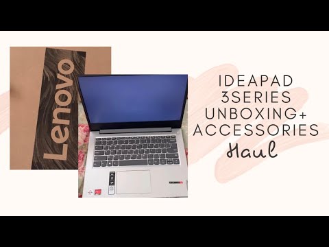 UNBOXING IDEAPAD 3SERIES + ACCESSORIES 😍