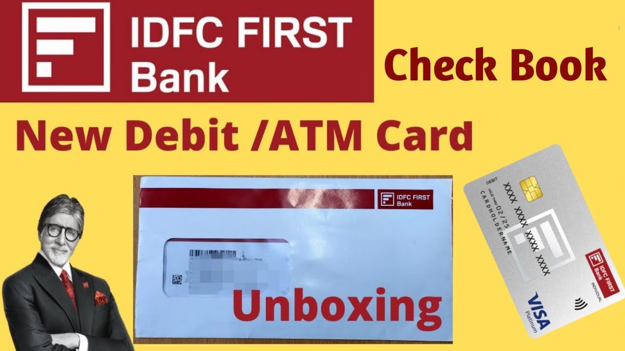 Idfc First Bank cheque book unboxing , How to idfc First Bank unboxing ...