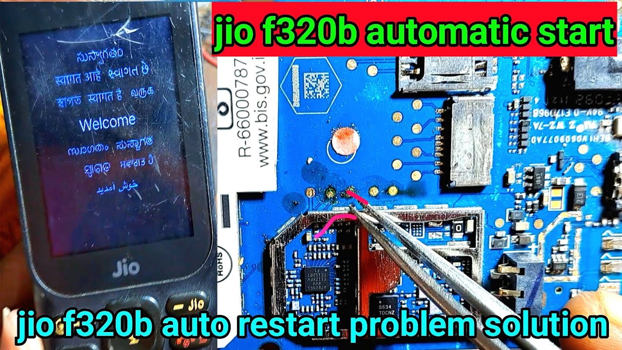 jio f320b auto restart problem | jio f320b automatic start | jio 320 ...