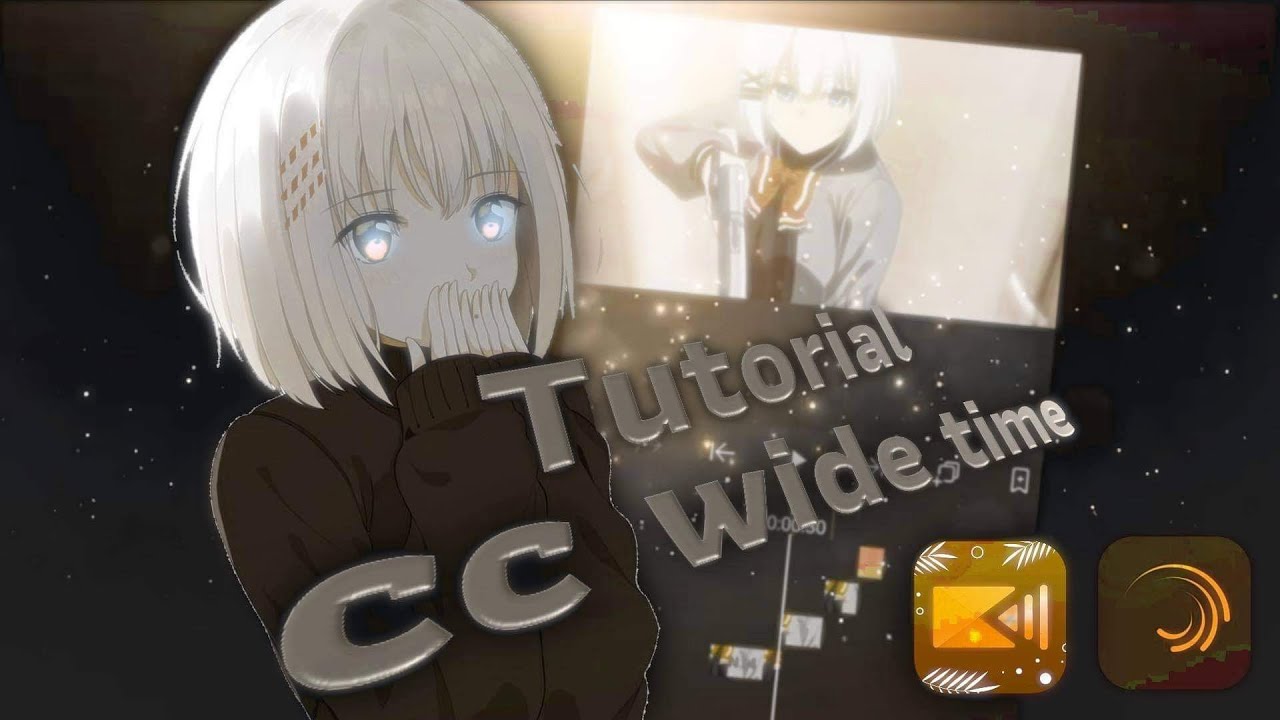 tutorial cc wide time | alight motion - YouTube