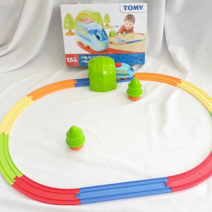 TOMY My First Train Set Boxed Plain Genius Second hand Toy Shop - YouTube