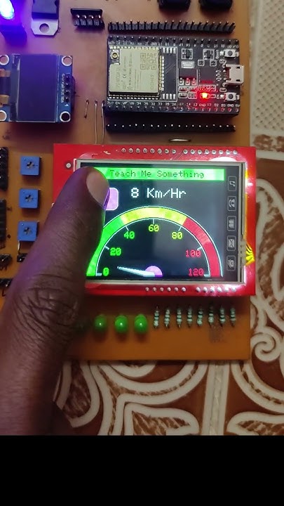 Tft Lcd Speedo Meter Esp32 Tft Lcd Shield Arduinoprojects Electronics Esp32 Diy Arduinoide
