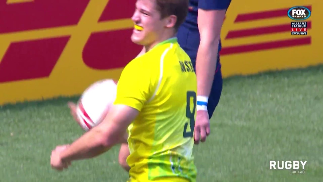 Tim Anstee relives Sydney 7s hat-trick - YouTube