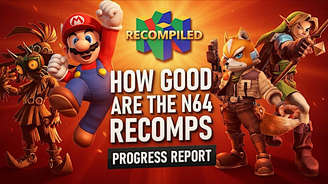 The unofficial N64 ports for pc - how good are these recomps (best N64 ...