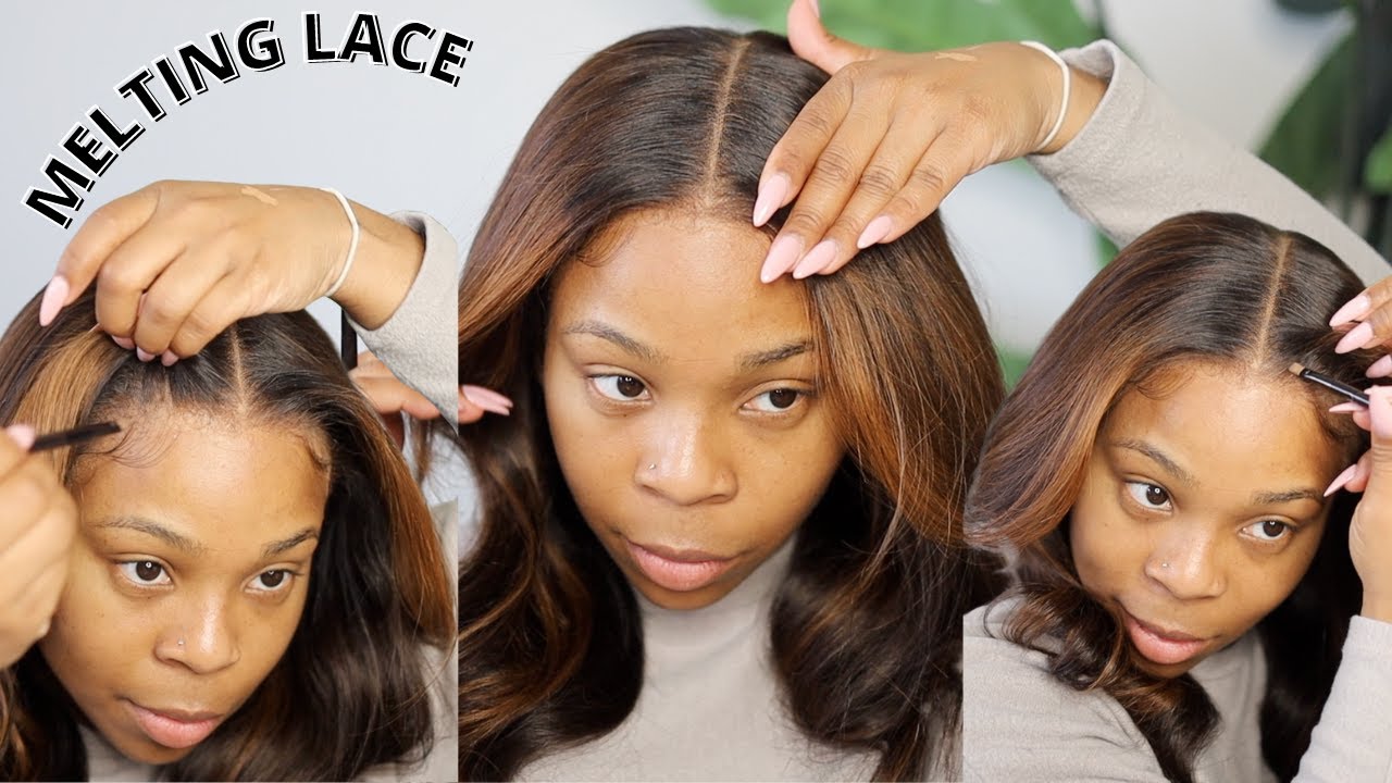 THE ULTIMATE MELT: natural edges , Swim proof Lace WIG INSTALL ...