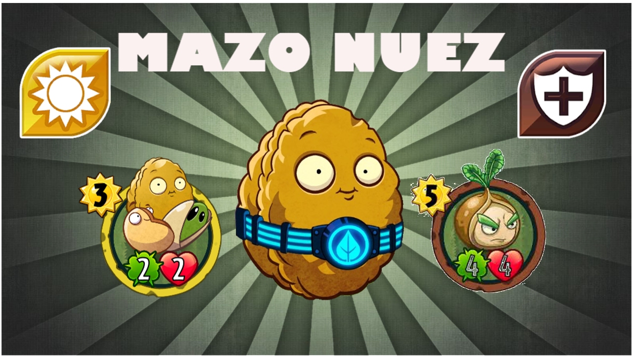 MAZO DE NUEZ COMPETITIVO | Plants vs Zombies Heroes | Español - YouTube