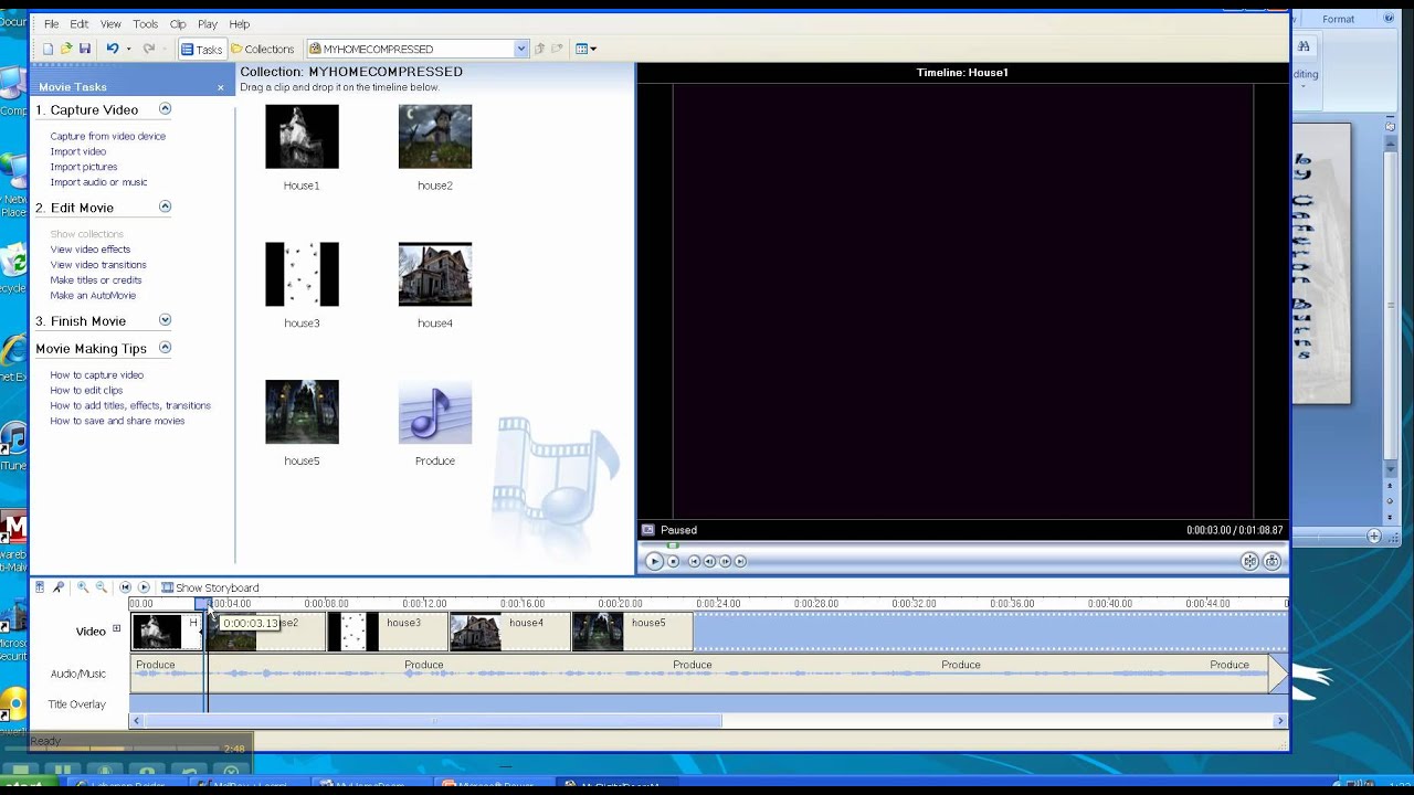 Creating Digital Poetry With Window Movie Maker Part 1 - YouTube