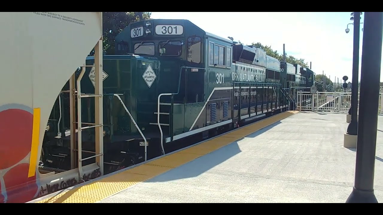 NYAR RS41 leaves Hicksville Train Station and back to Fresh Pond Yard ...