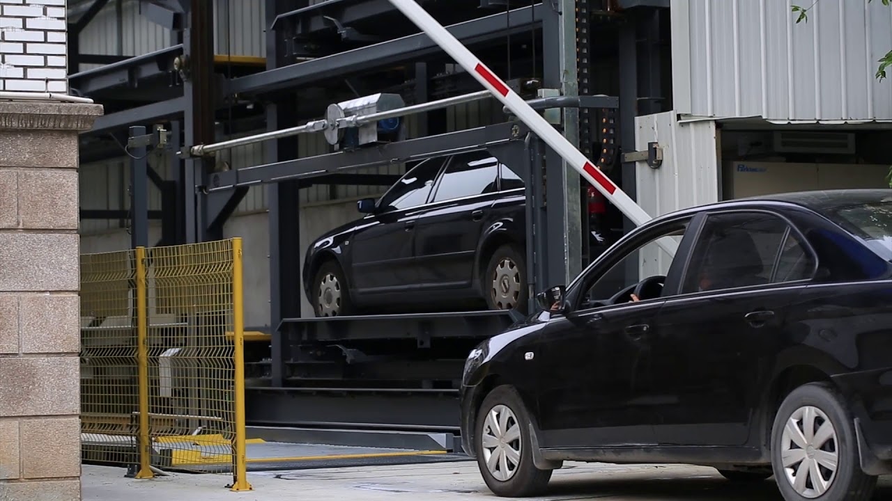 PXD Stack parking system - YouTube