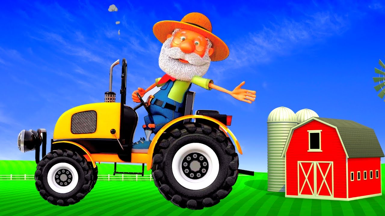 Old MacDonald Had A Farm Animal sounds Song + Learning Colors Song ...