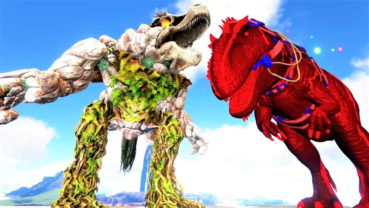 THE FALSE TITAN & SHINY RUBY GIGA! ARK SURVIVAL EVOLVED (ELEMENTAL ARK ...