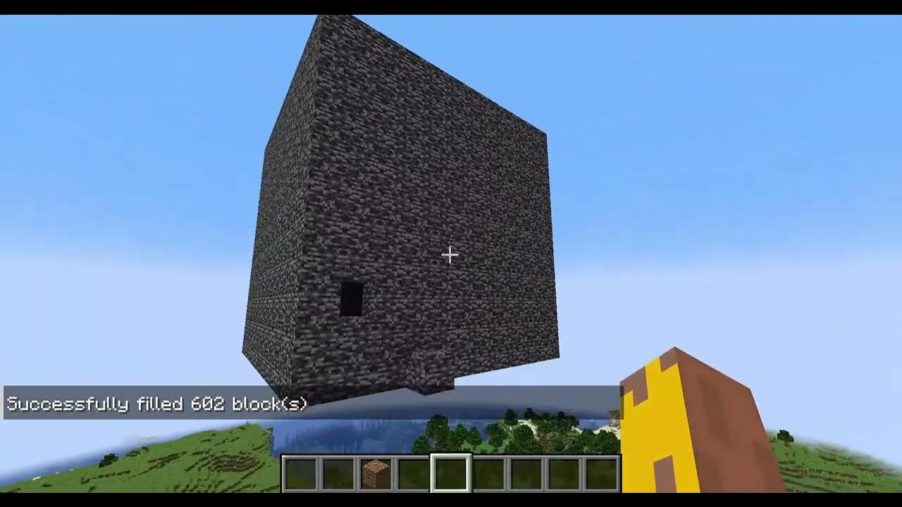 Minecraft fill tutorial - YouTube